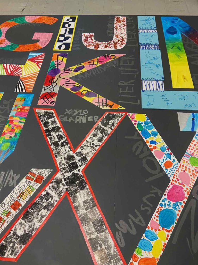 La fresque Art'BéCéDaire : un projet mêlant principe alphabétique et ...