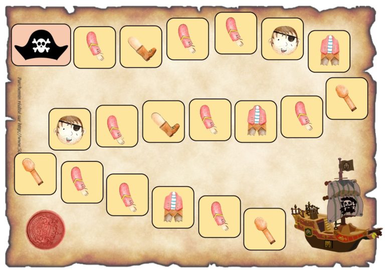 Les échanges dans le jeu du PIRATE - Del en maternelle